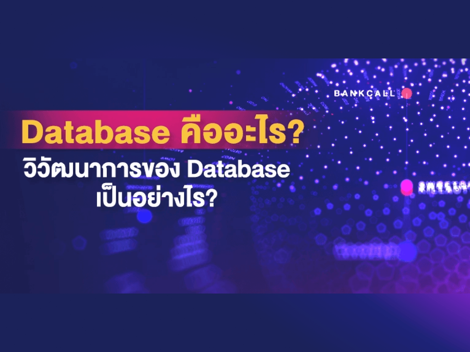 Database คืออะไร? แล้ววิวัฒนาการของ Database เป็นอย่างไร?