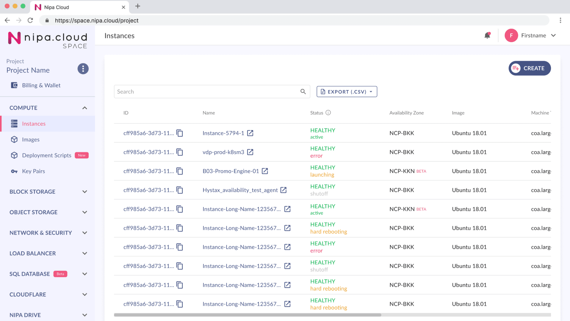 NIPA Cloud Space (NCS) - Public Cloud for Local